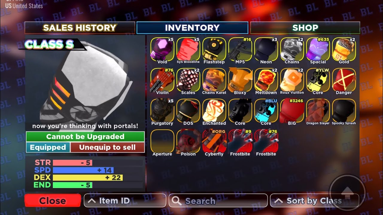 Aperture glove showcase (Boxing League) Roblox) - YouTube