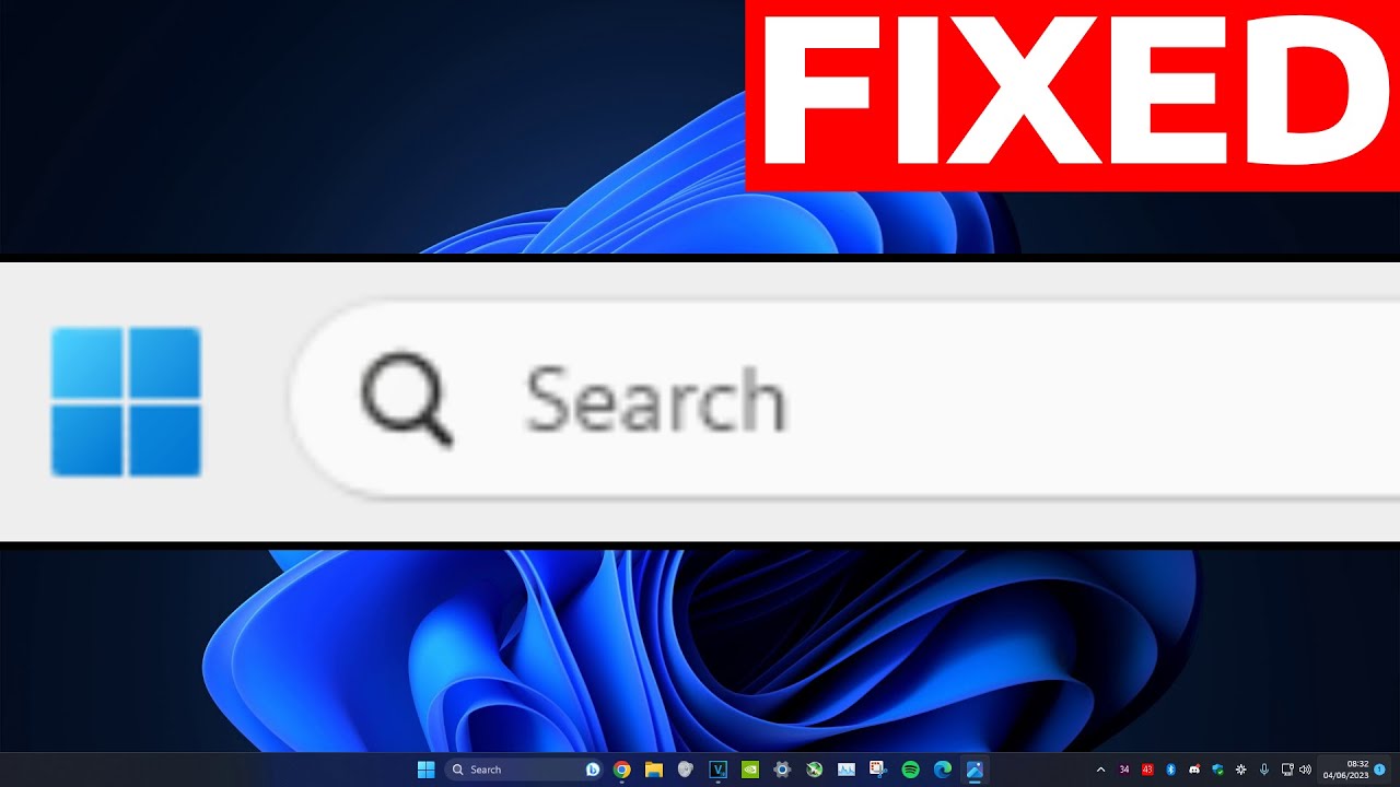 How To Fix Windows 11 Search Bar Not Working - Full Guide - YouTube