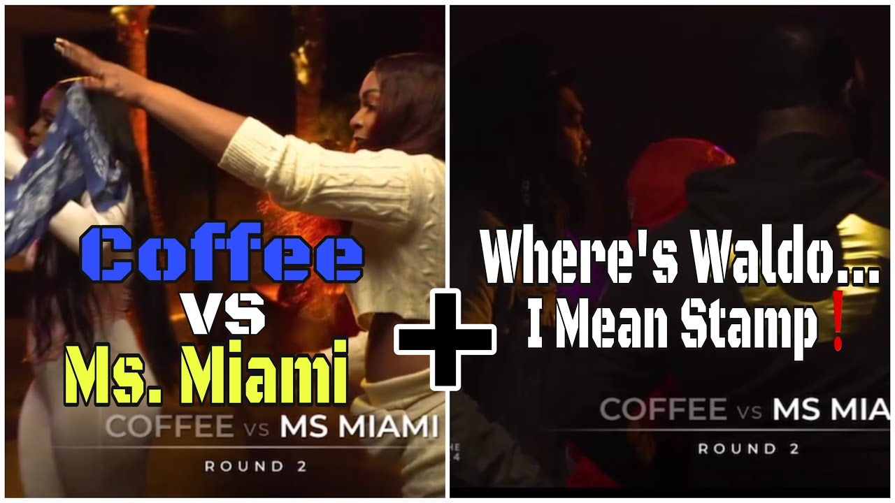 Ms. Miami vs Coffee: Battle/Fight & I Found Stamp! - YouTube