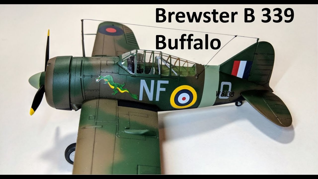 Brewster B-339 Buffalo 1/48 Tamiya Full Build - YouTube