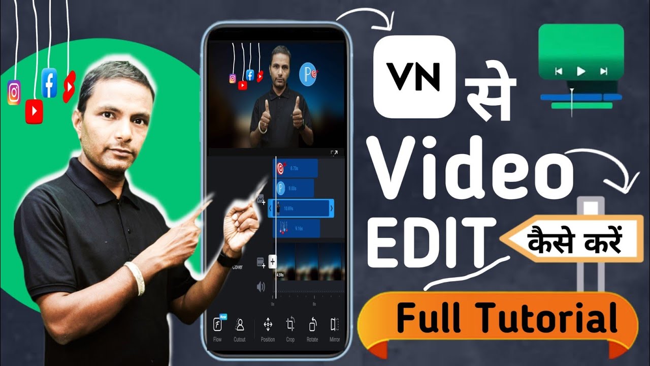 VN app se video editing kaise kare | vn video editor full tutorial in ...