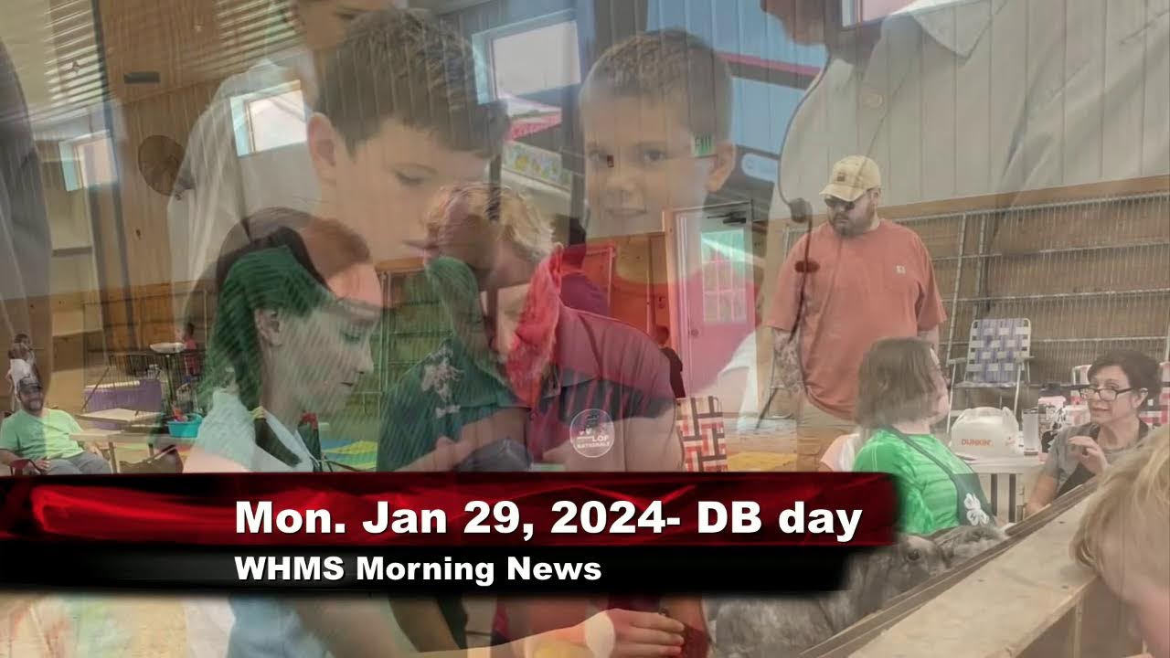 WHMS Morning News Jan 29, 2024 - YouTube