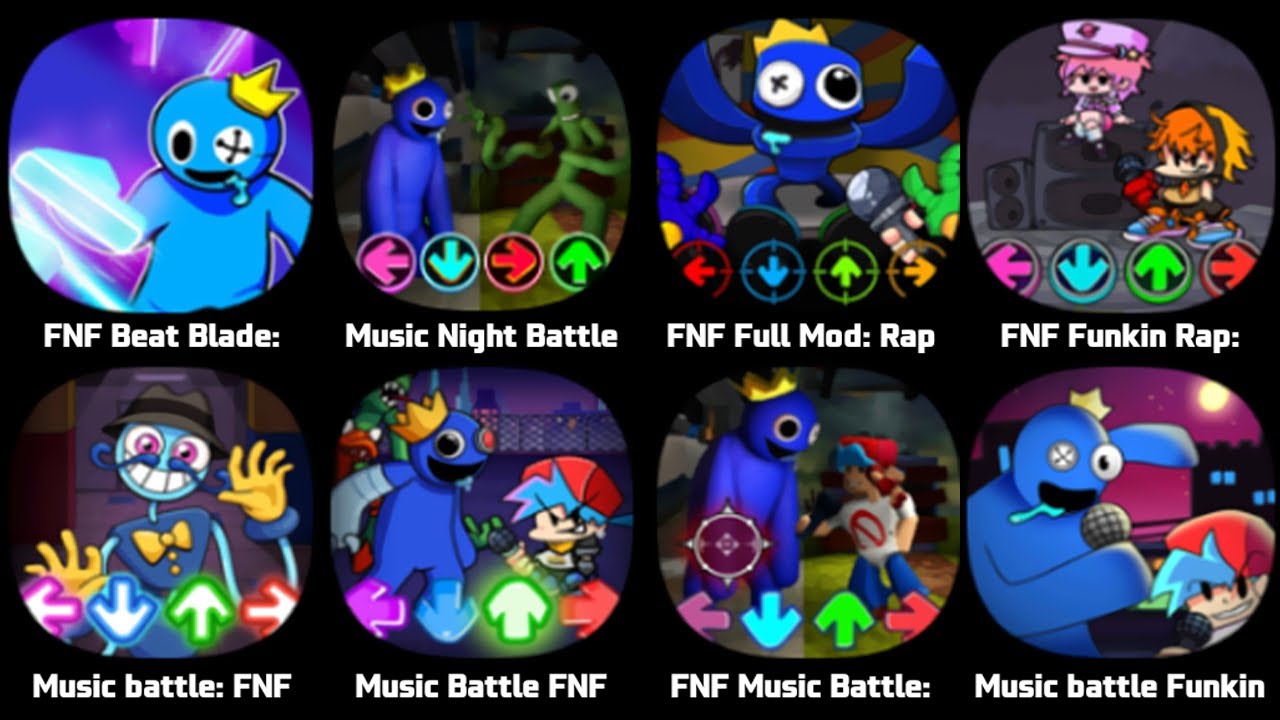 FNF Beat Blade, Music Night Battle, FNF Bunzo Bunny, FNF Garten of ...
