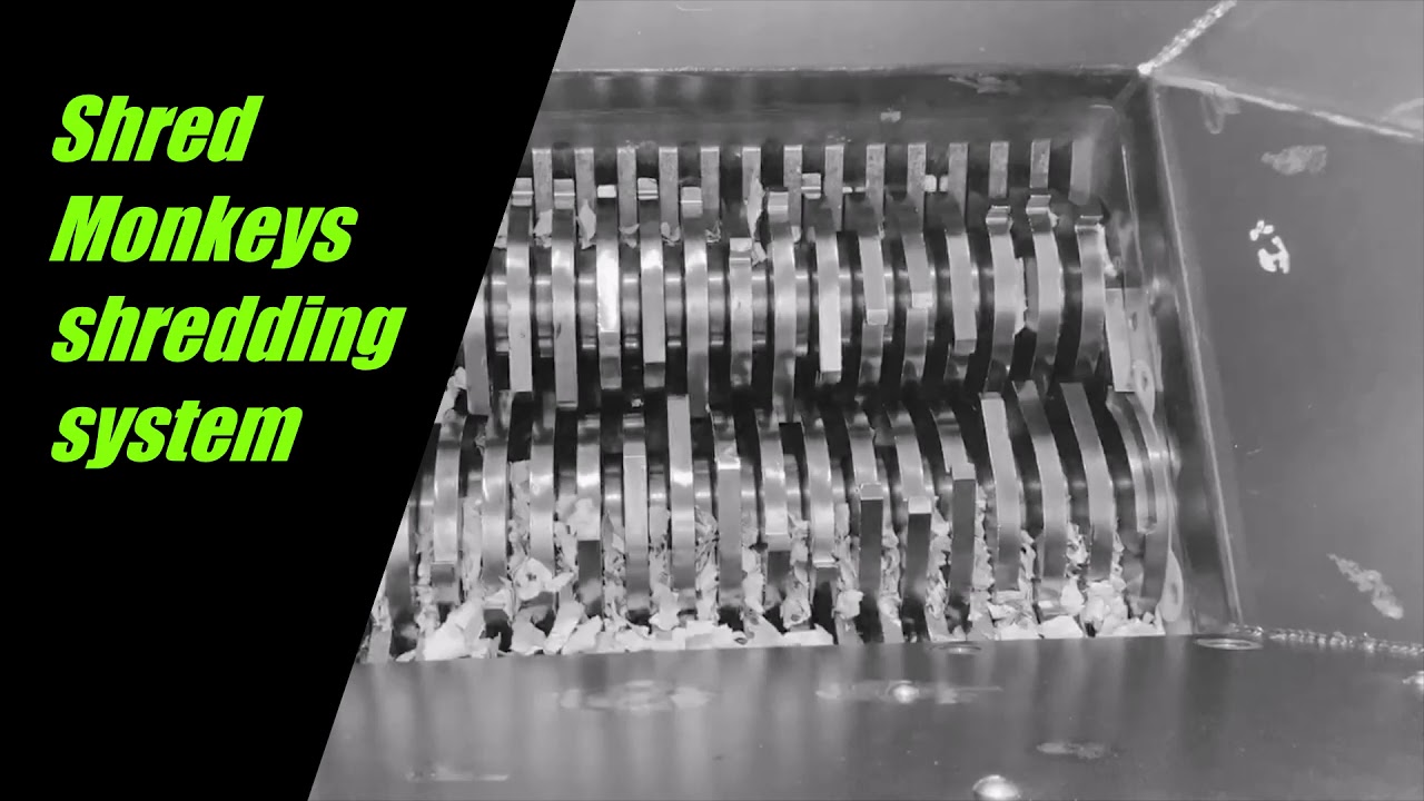 Shred Monkeys Shredding System - YouTube