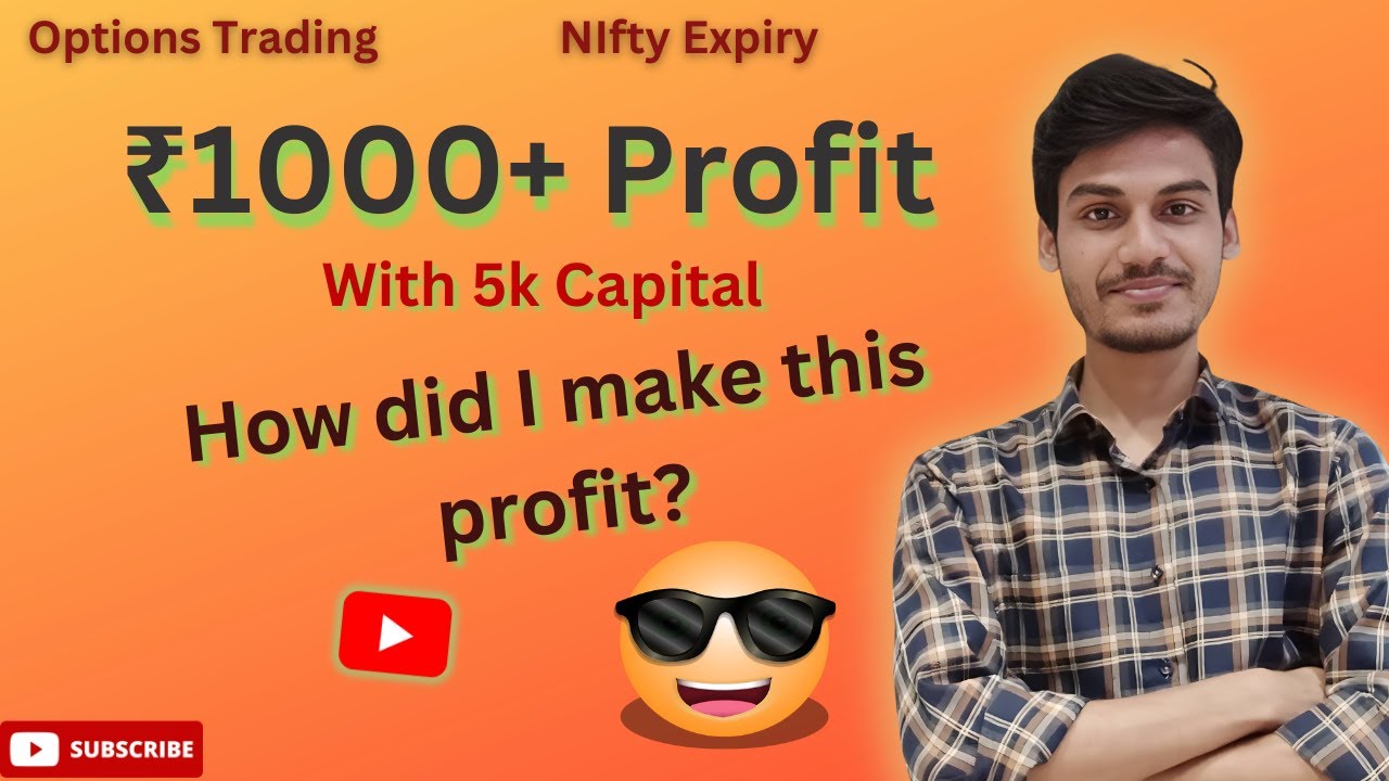 1000+ Profit Today || Option Trading with 5k Capital || Nifty Expiry ...