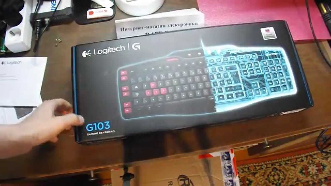 Клавиатура logitech g103 gaming keyboard