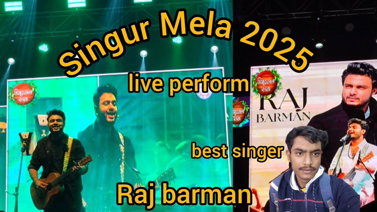 Singur Mela 2025।। live perform best singer Raj barman ।। singur Mela ♥ ...
