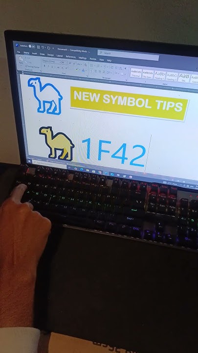 New Symbol 🐪🐪🐪🐪 #nicl #computerzone #computergk #nclcomputer #typing #nic #computerknowledge # ...