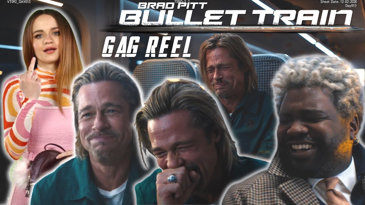 Bullet Train Hilarious Bloopers Gag Reel - YouTube