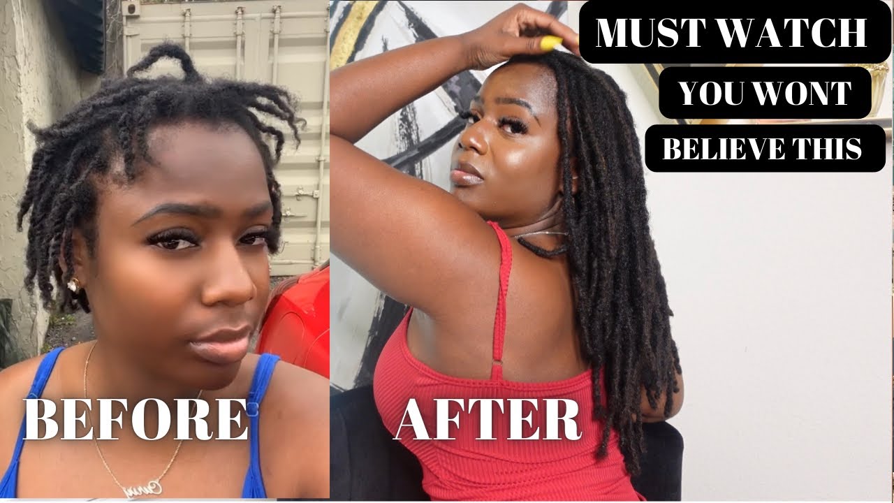 Went From SHORT Starter LOCS To LONG Mature LOCS In Hours By Doing This ...