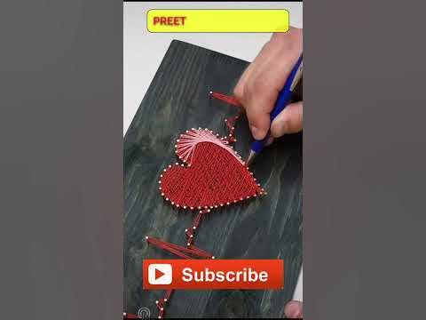 DIY String Art | diy string art tutorial | string art letters | string art for beginners | how ...