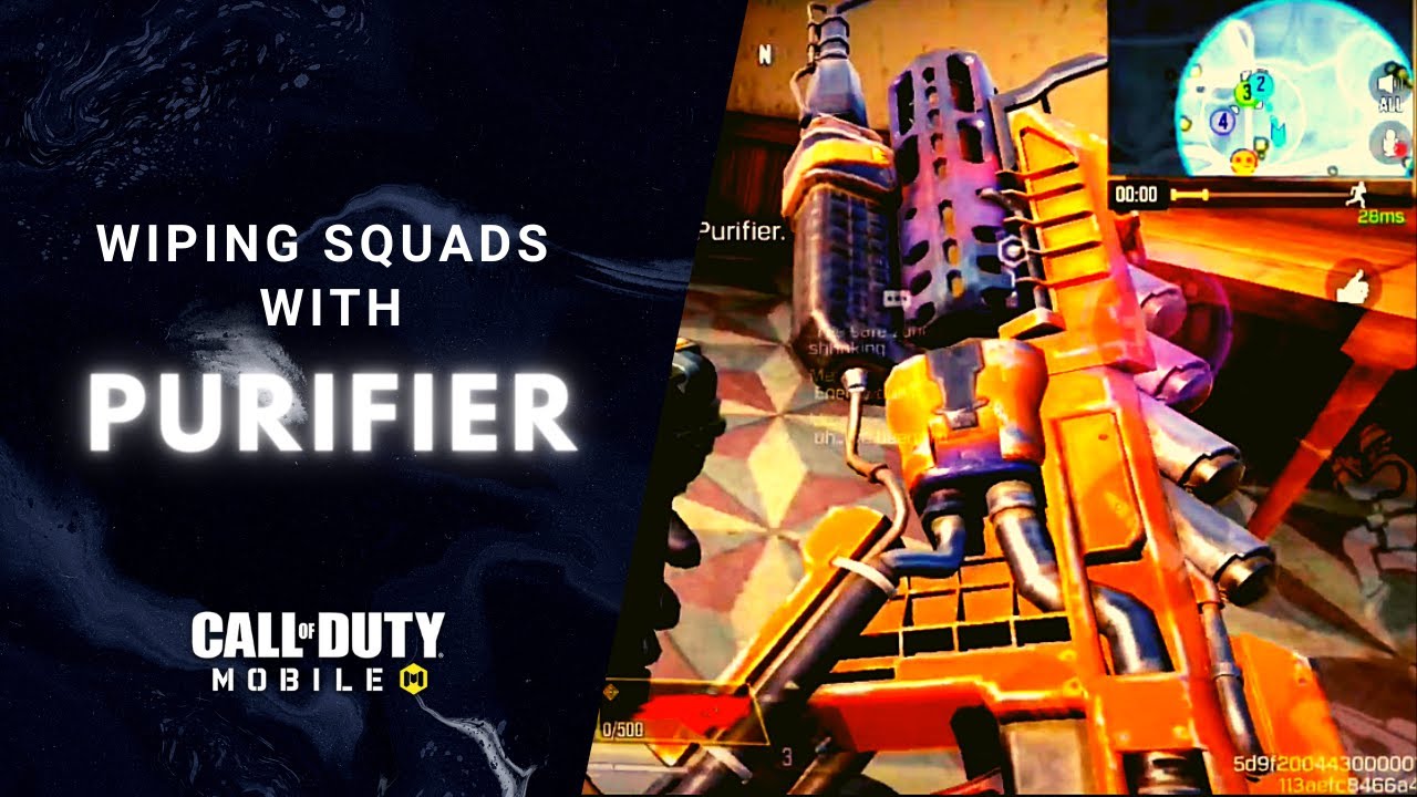 WIPING SQUADS WITH PURIFIER | Call of Duty Mobile Battle Royale - YouTube