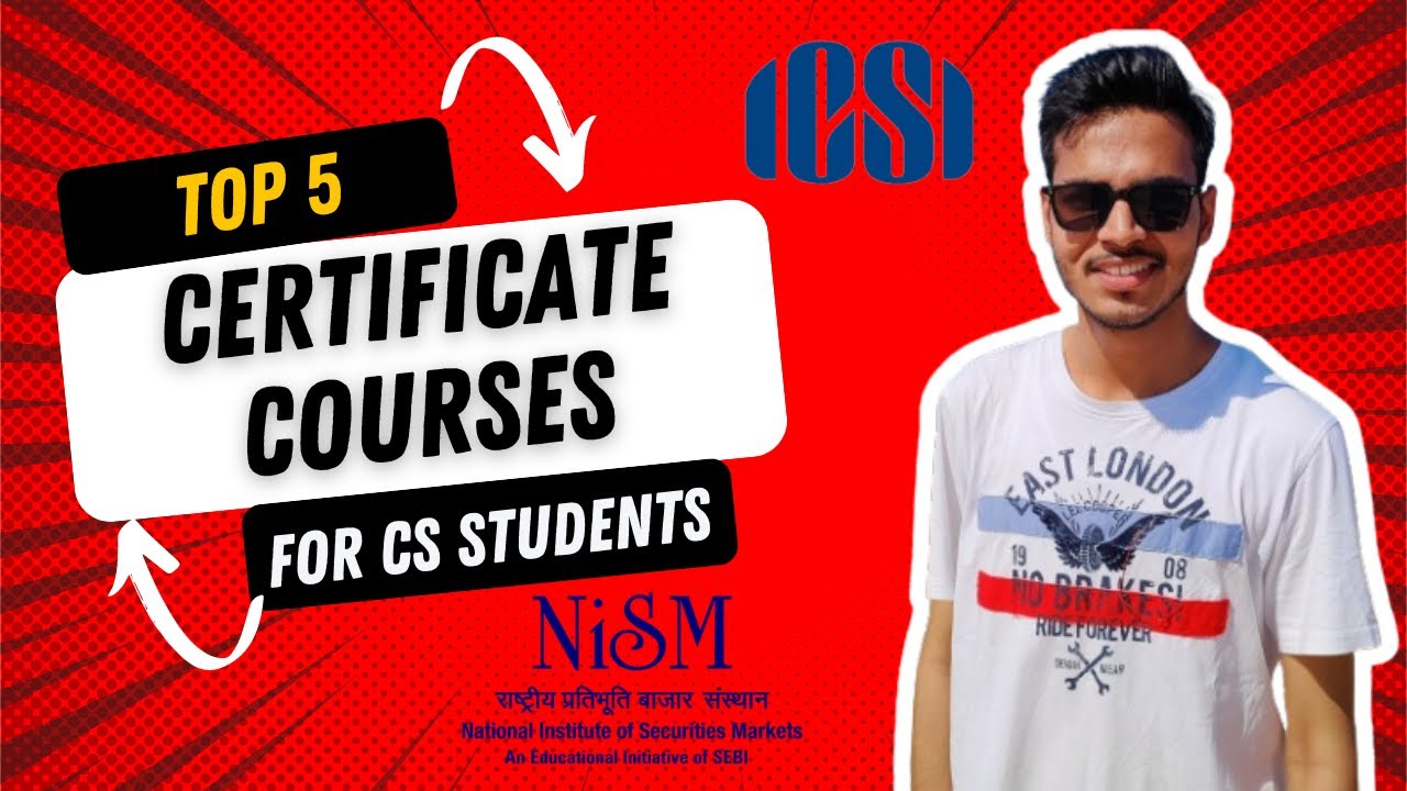 Top 5 Certificate Courses for CS Students [Attractive CV] - YouTube