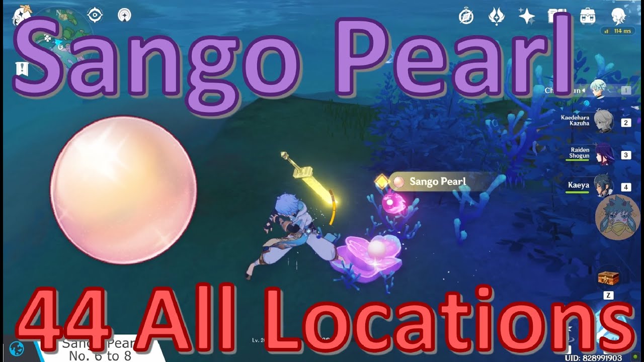 44 Sango Pearl All Locations !!! - YouTube