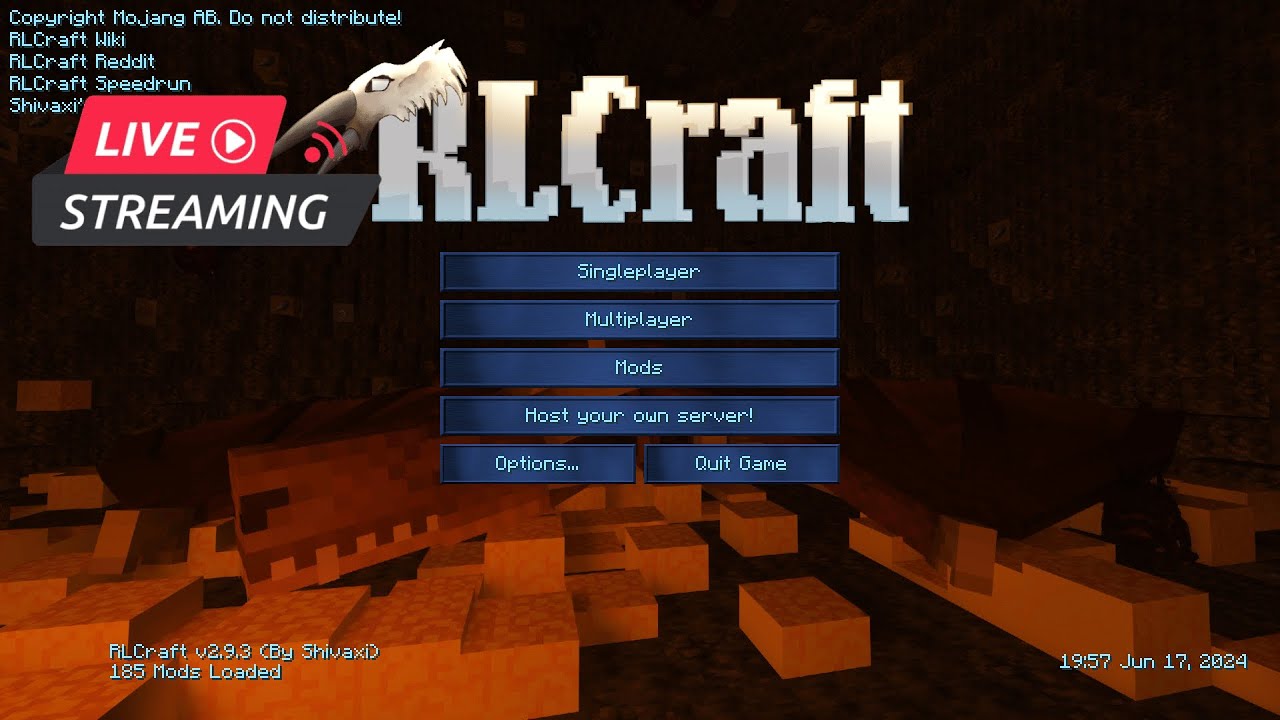 [LIVE] Lanjut RLCRAFT #2 | RLCRAFT Indonesia - YouTube