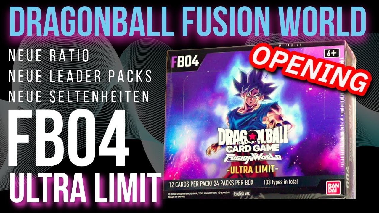 5 HIT BOX - Dragonball NEUE RATIO BEI FUSIONWORLD - BOX OPENING FB04 - YouTube