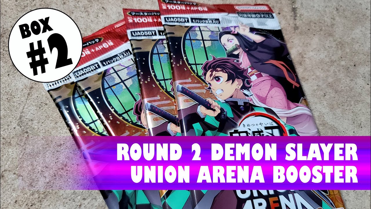 Booster Box #2 of Demon Slayer: Kimetsu no Yaiba Union Arena - YouTube