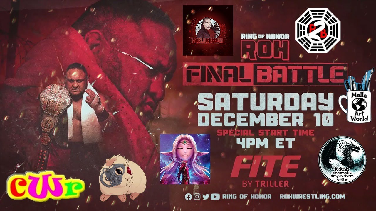 ROH Final Battle Watch Party/Review with Guests - YouTube
