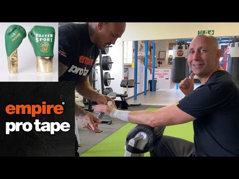 HOW PRO BOXERS HANDS ARE WRAPPED ft. empire pro tape and CUTMAN SHELDON ...