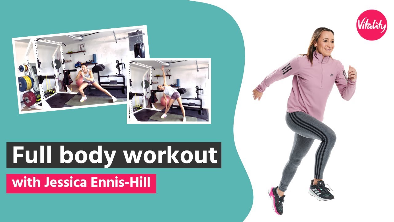 Full-body workout with Jessica Ennis-Hill | Vitality UK - YouTube
