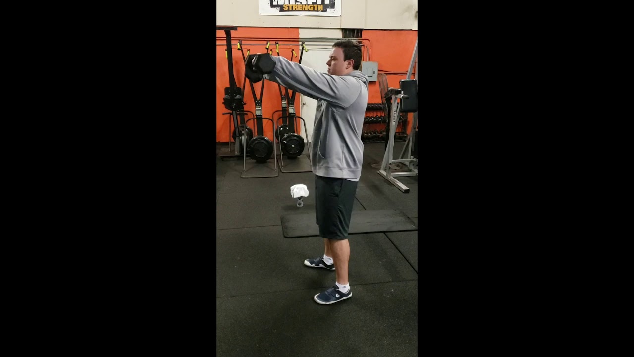 DB Delt Front & Lateral Raise - YouTube