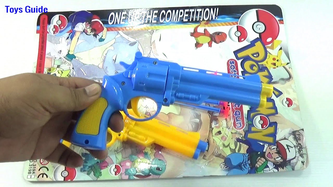 New Realistic Police Toy Guns Set! Box of Guns Toys - YouTube
