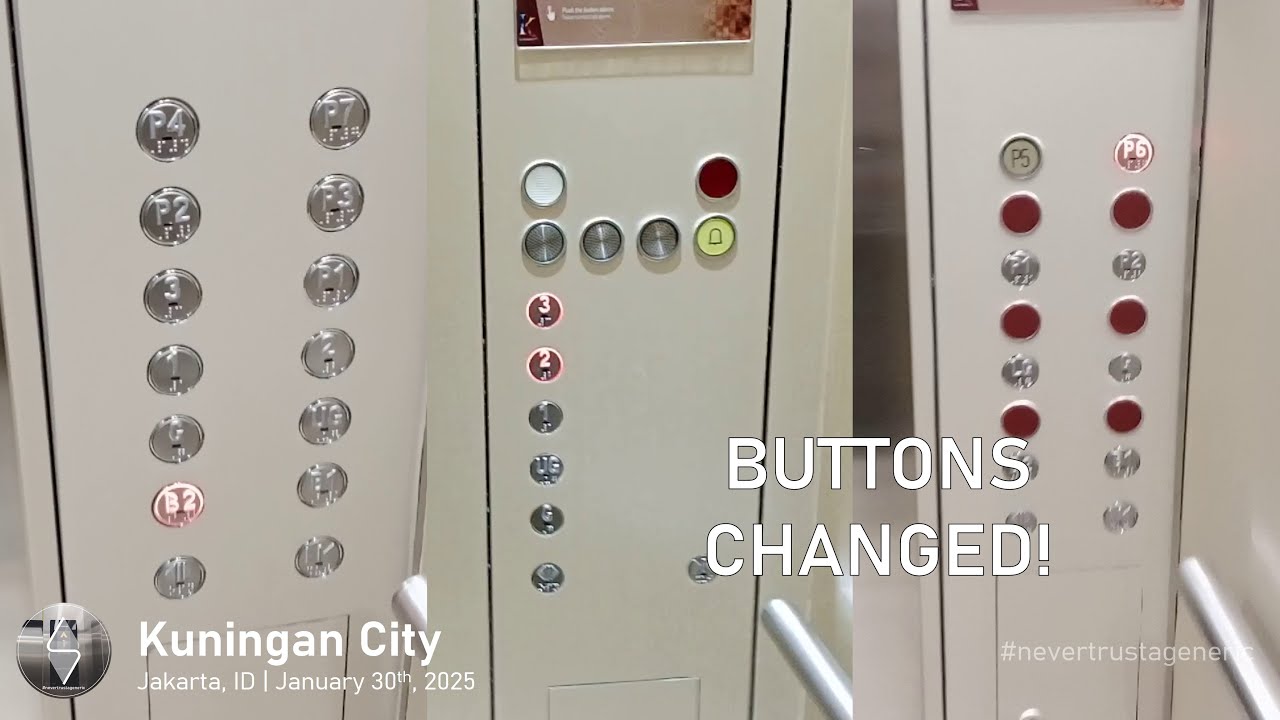 Another Touchless Update to Schindler 5400AP Lifts / Elevators - Kuningan City, Jakarta - YouTube