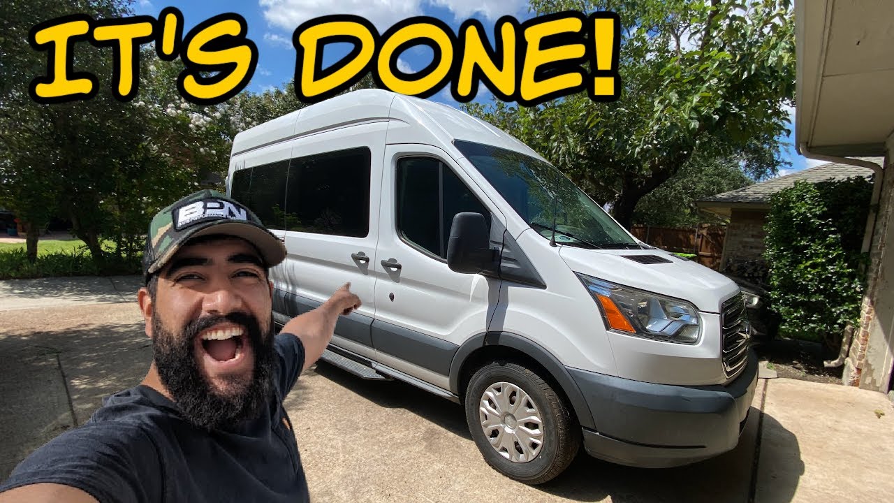 Our Camper Van Conversion Build is FINALLY Complete! - YouTube