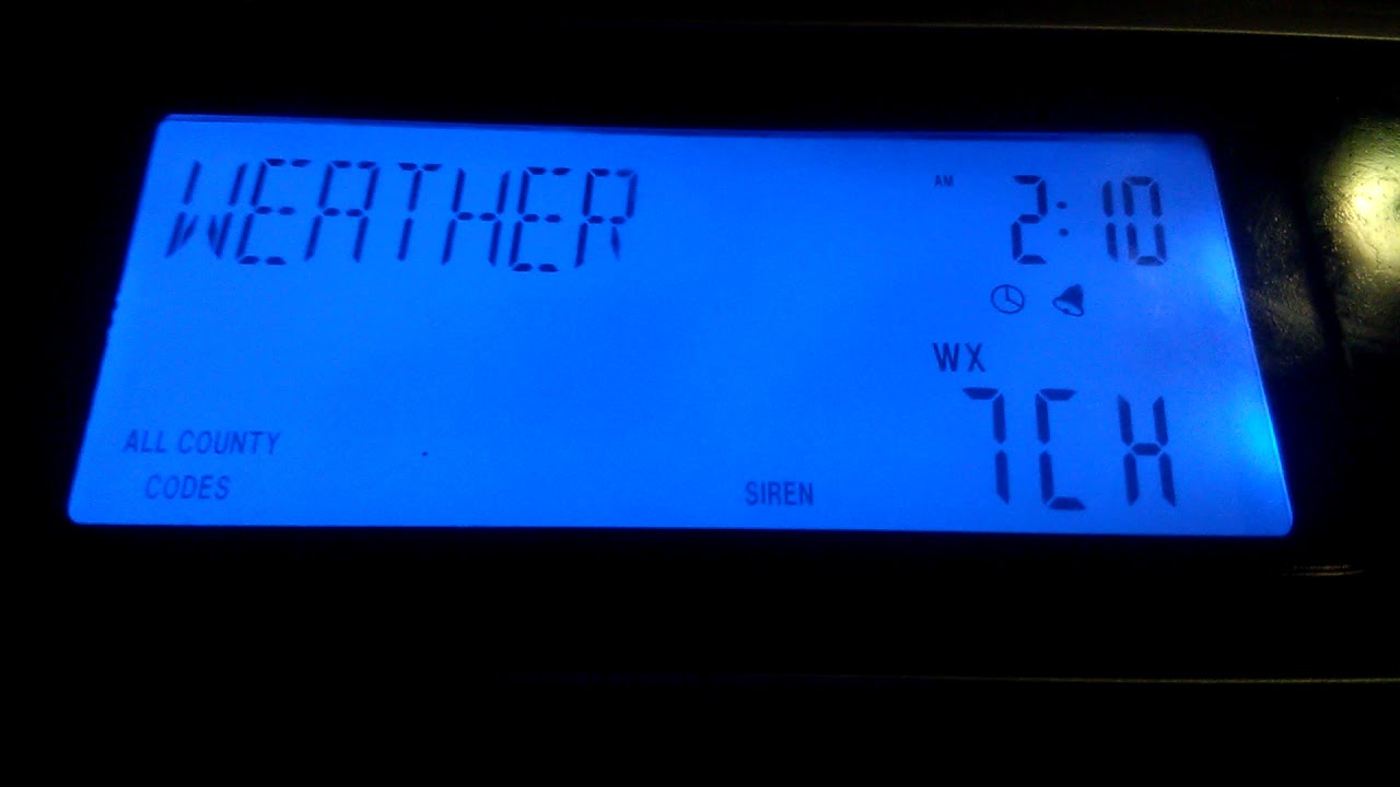 NOAA Weather Radio KEC63 Broadcast Cycle With Shorter Forecast ...