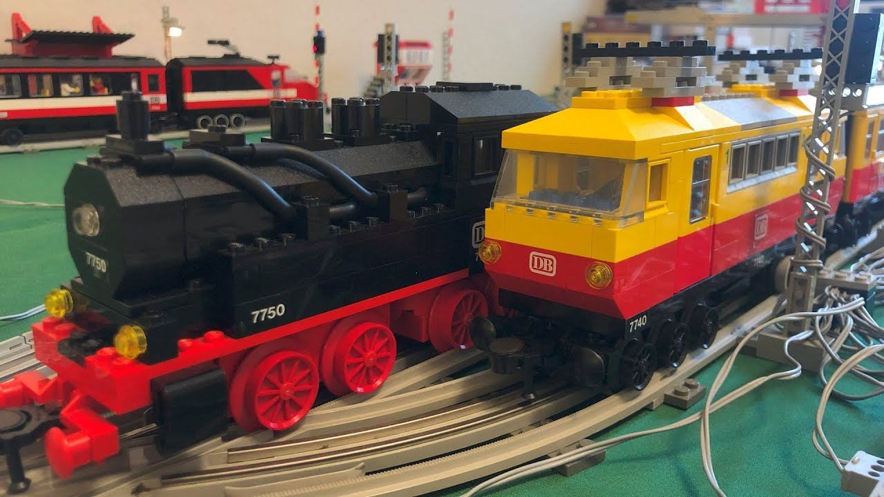 LEGO 12V train layout #15 (part 2) - no music - YouTube