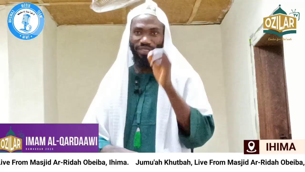 Jumu'ah Khutbah, Live From Masjid Ar-Ridah Obeiba, Ihima. - YouTube