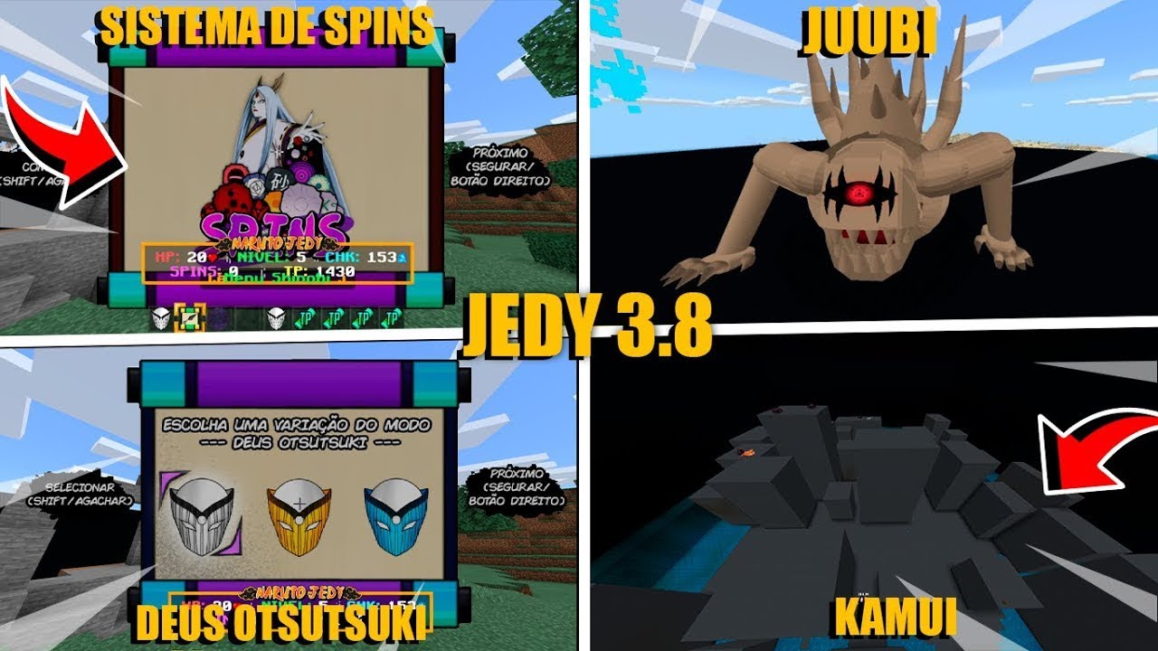 addon de Naruto jedy 3.8 e 4.0 - YouTube