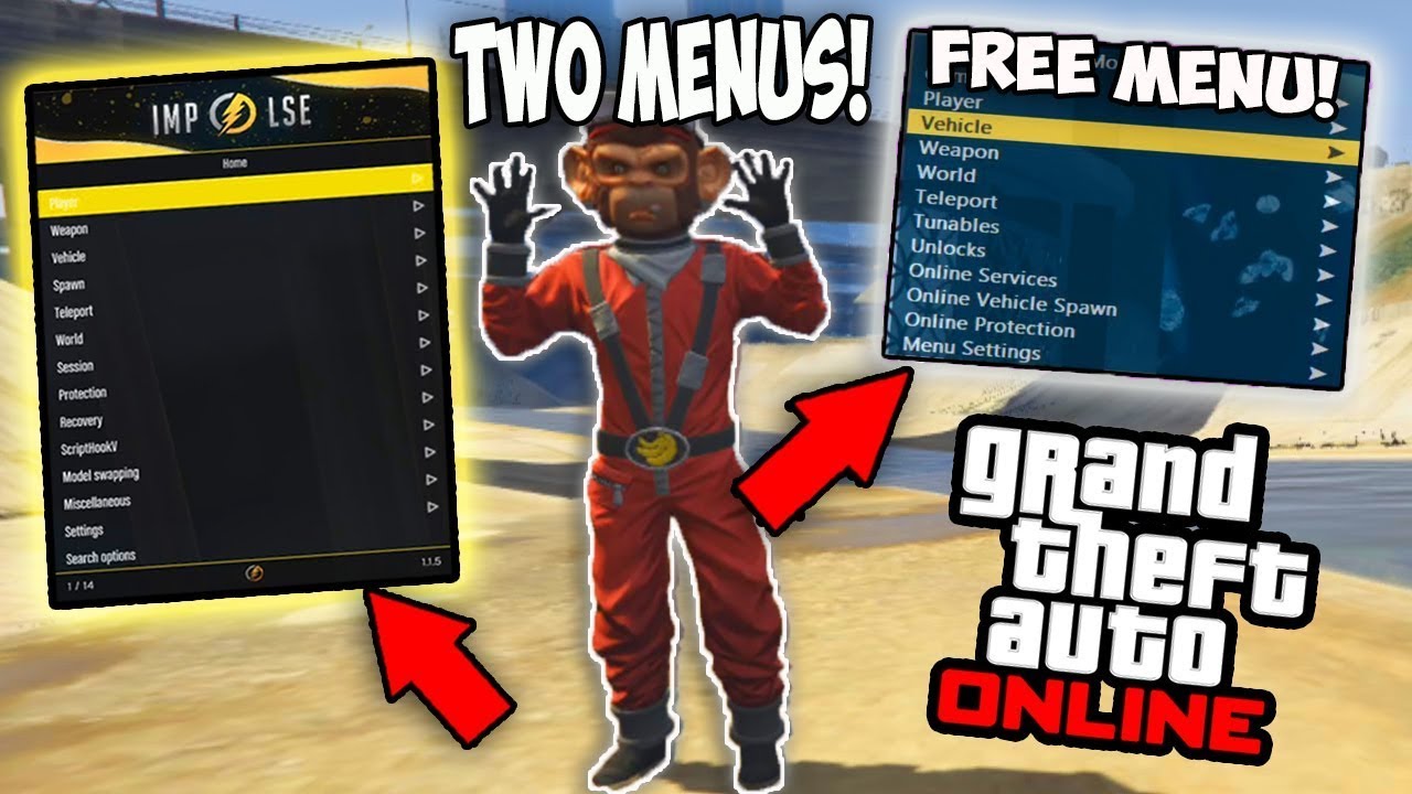 GTA V ONLINE MOD MENU PC 1.58 | FREE DOWNLOAD | MOD MENU UNDETECTED ...