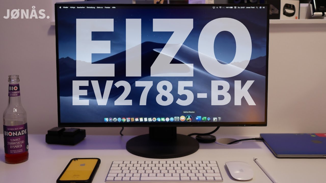 #1 mein neuer USB-C Monitor? EIZO EV 2785 BK (4K) im Alltagstest! - YouTube