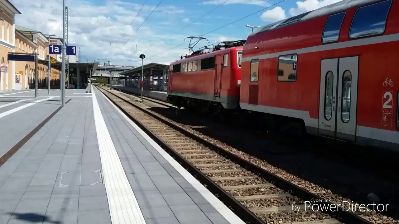 Bahnverkehr in Passau Hbf | 16.7. 2017 - YouTube