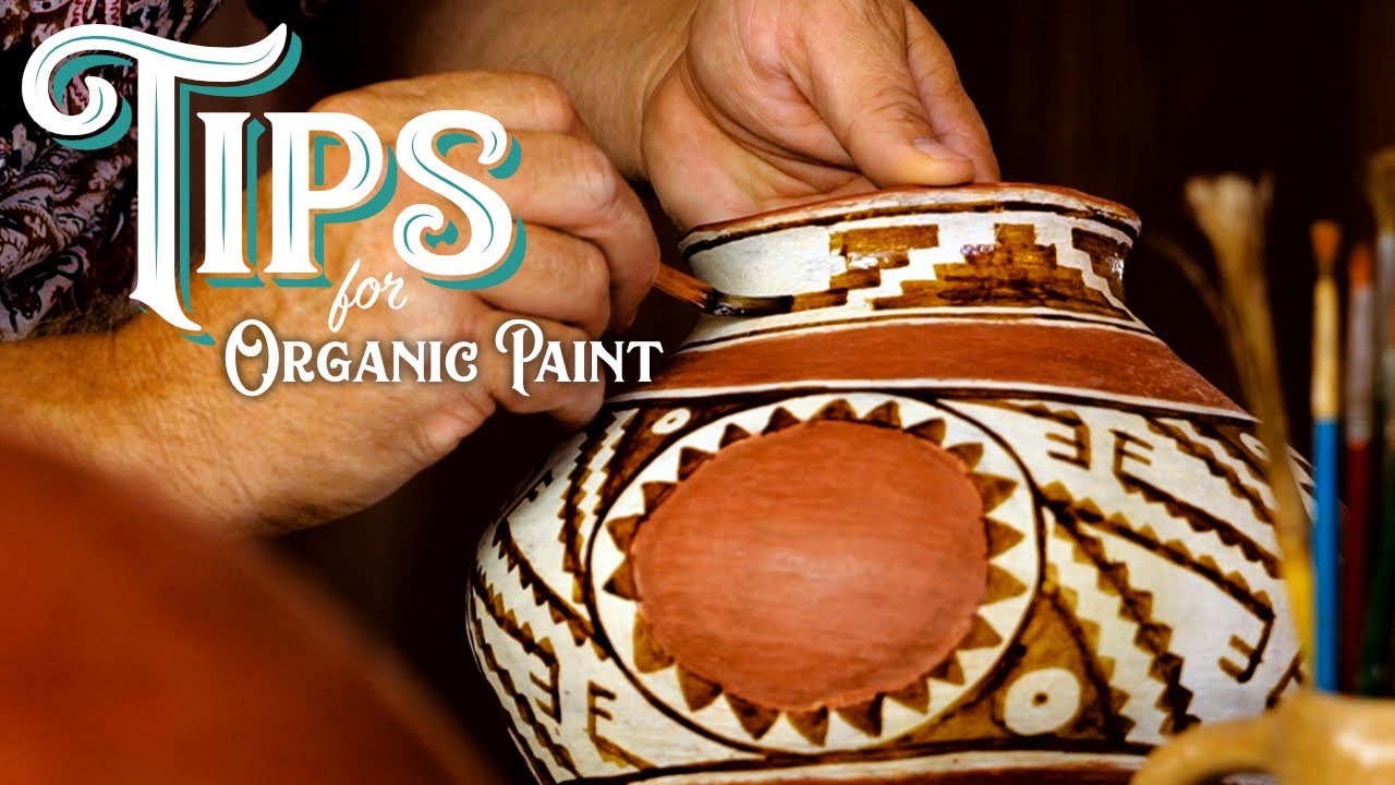 Decorating Polychrome Pottery, Pro Tips for Using Organic Paint on Pots ...