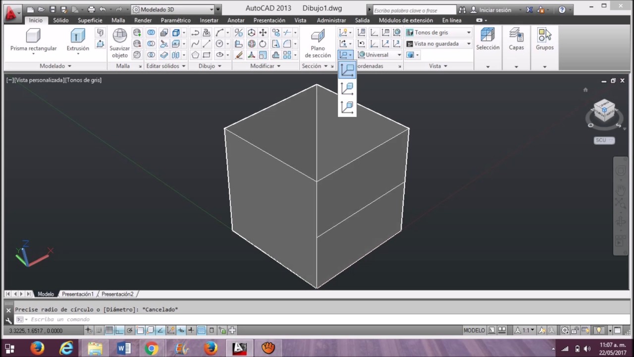 Circulos en Isometricos en Autocad 3D - YouTube