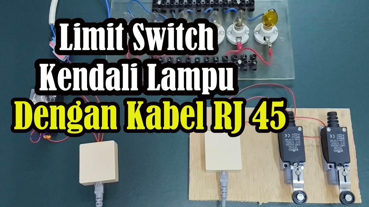 Cara Memasang Limit Switch buat kendali kontaktor menggunakan Kabel ...