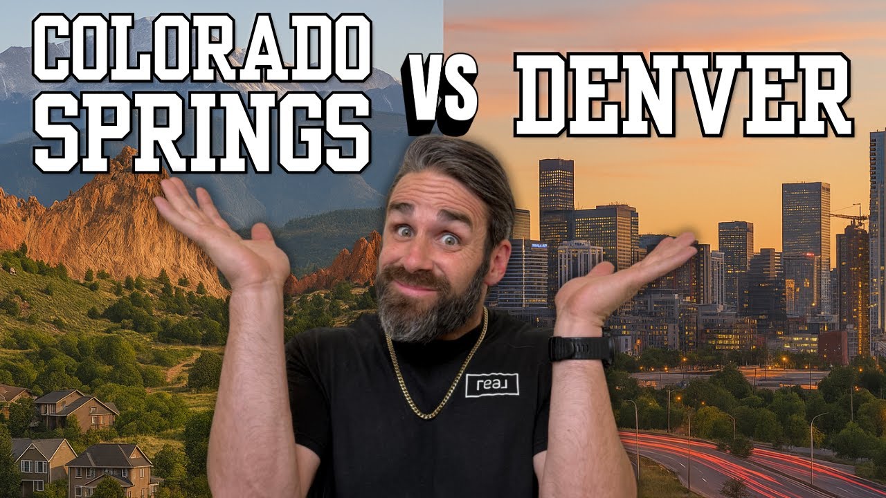The TRUTH About Which is Better: COLORADO SPRINGS vs DENVER - YouTube