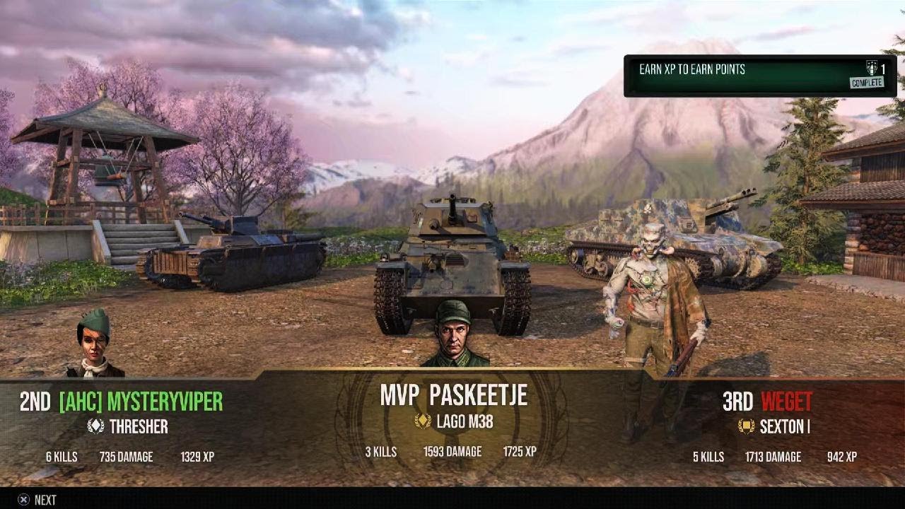 Lago M38, Ace Tanker (#272), 3 Kills, 2.1k damage combined (WOT Modern ...