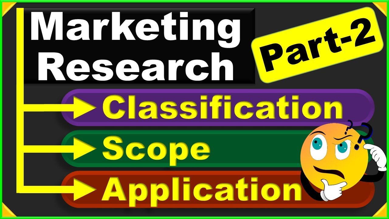 Marketing Research Classification (Part2)│Scope & Application of ...