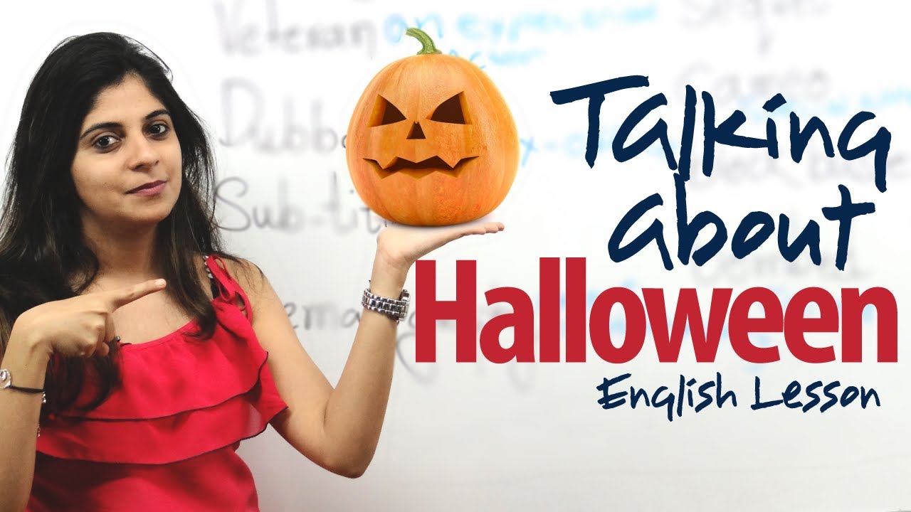 Halloween - English Lesson ( ESL ) - YouTube