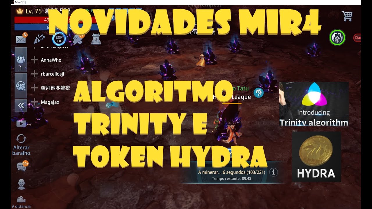 Novidades MIR4, algoritmo Trinity e novo token Hydra - YouTube