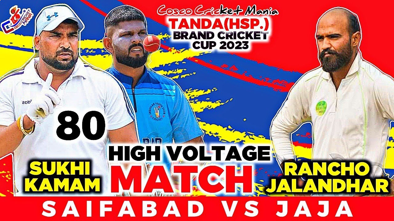 Saifabad(Sukhi Kamam & Laddu Saifabad) Vs Jaja(Rancho Jalandhar) Cosco ...