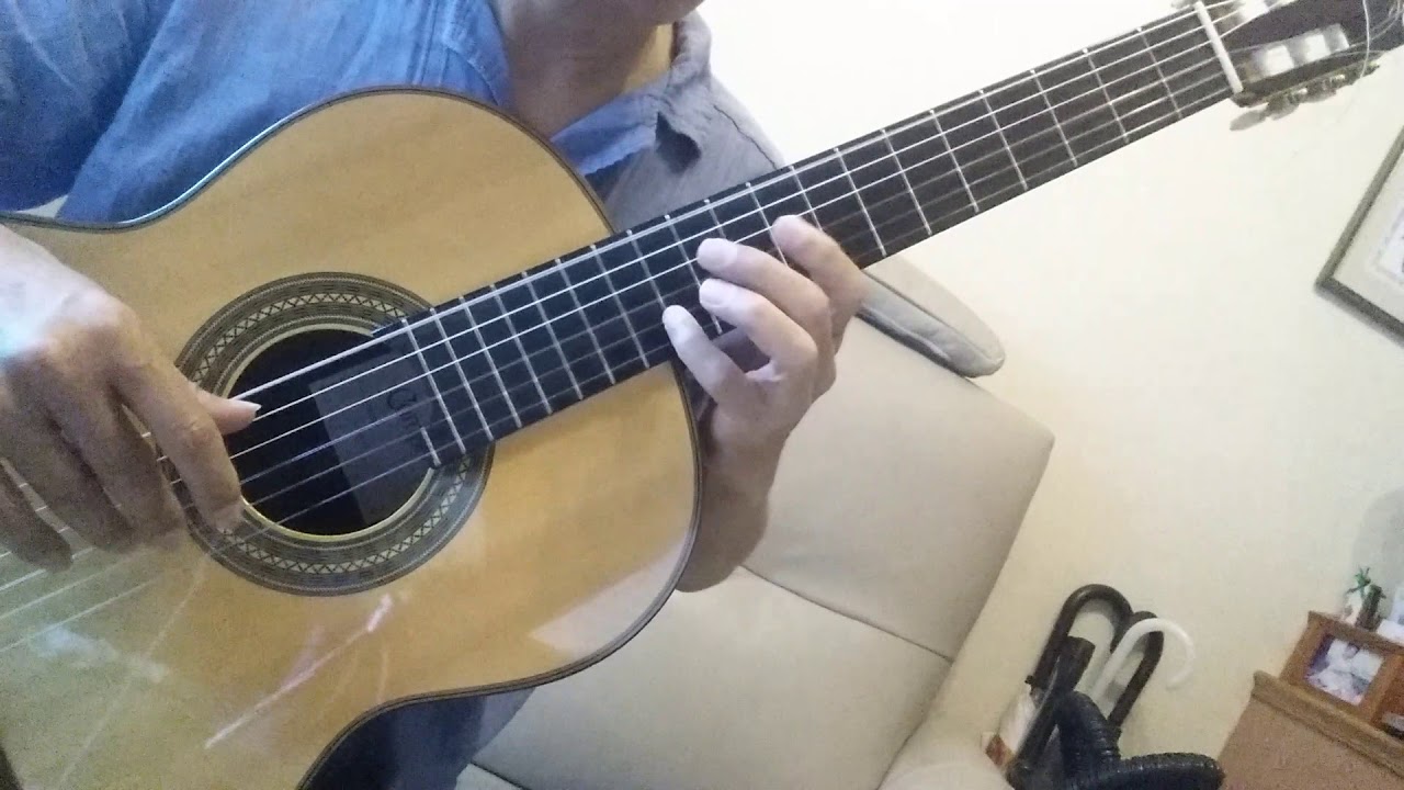 Estudio in A Minor - Antonio Cano Curiela, Classical Guitar - YouTube