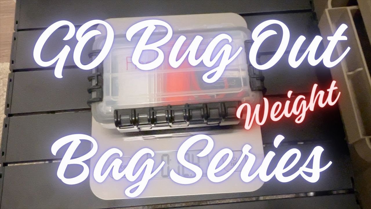 The Weight of Prepping a GO Bag - GO Bug Out Bag Series - YouTube