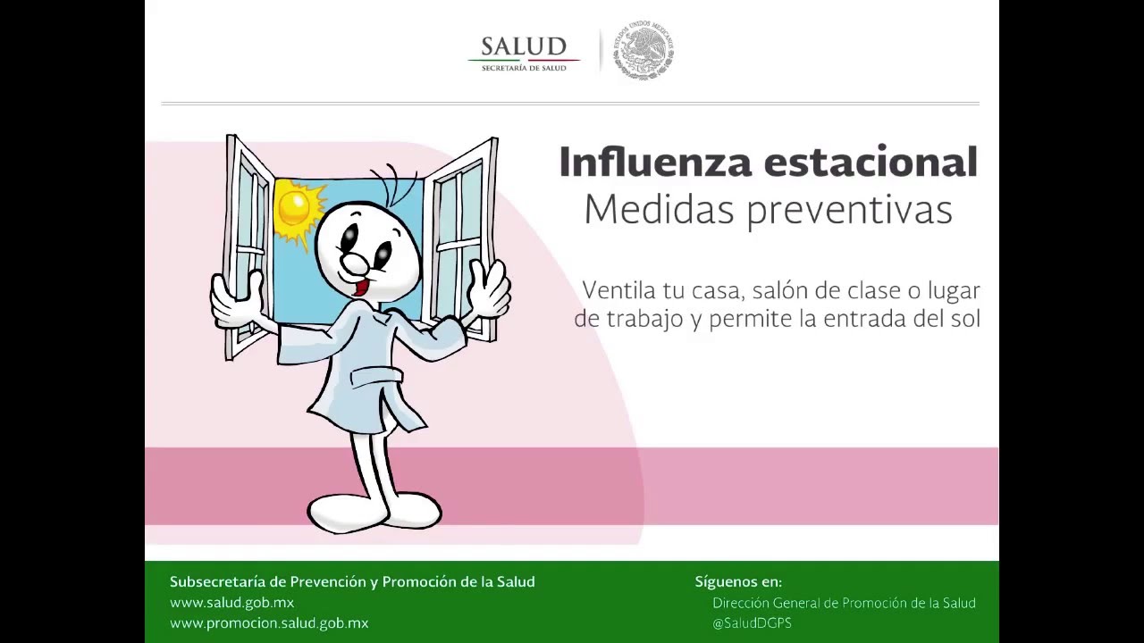 Medidas Básicas Para La Prevención De Influenza Youtube