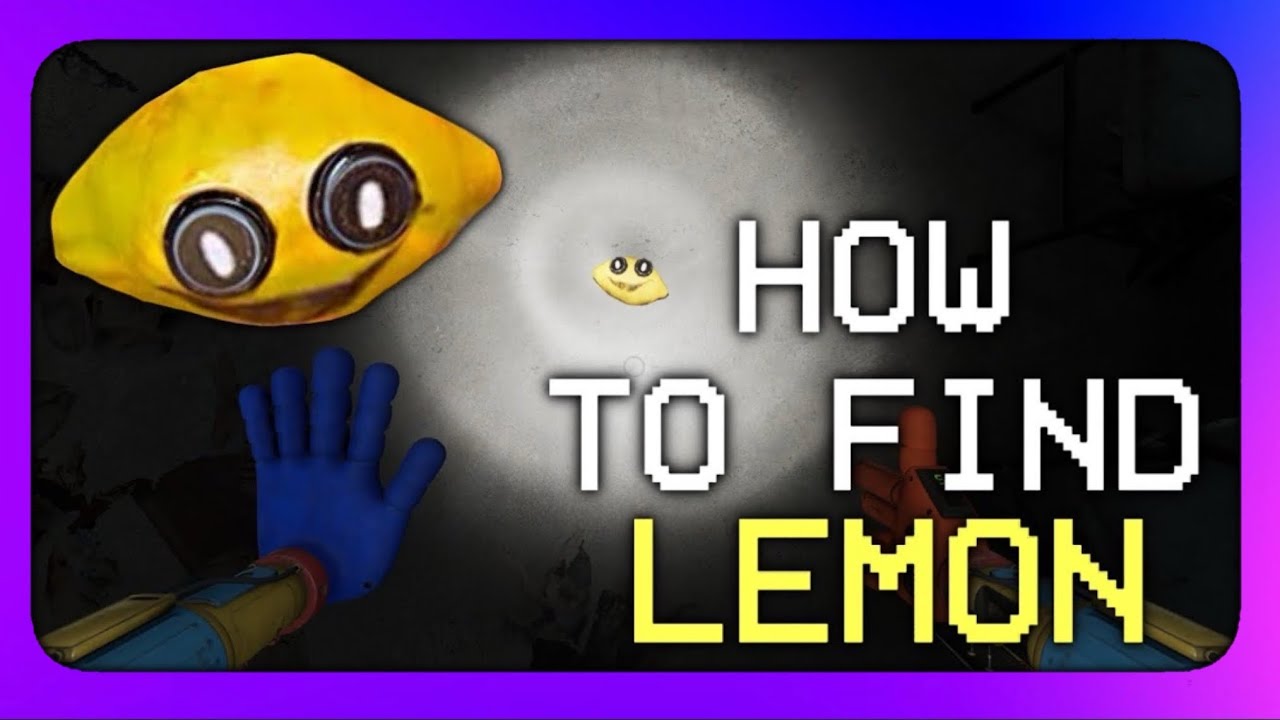 Poppy Playtime 4 | How to find LEMON in chapter 4 - YouTube