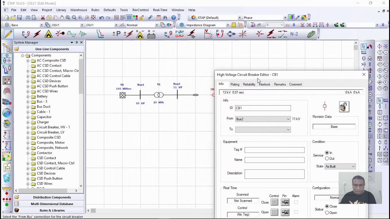Seting Relay OCR dengan ETAP Bag 2 - YouTube