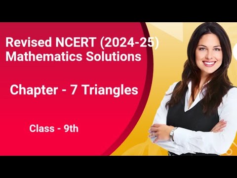 New NCERT | Mathematics | Class 9th | Chapter -7 Triangles | Exercise 7 ...
